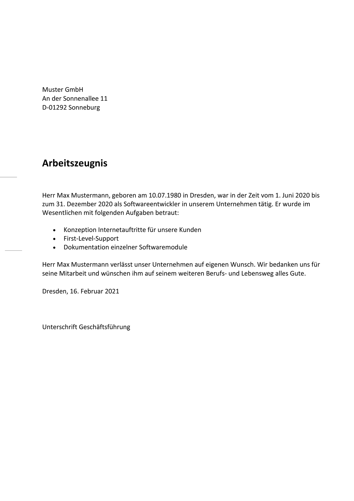 Was Ist Ein Einfaches Arbeitszeugnis Inhalt Und Muster Was Ist Ein Einfaches Arbeitszeugnis Inhalt Und Muster